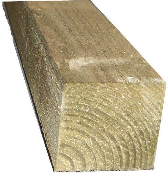 Square Fence Post | 2.4m x 100mm x 100mm (4"x4") : Amazon.co.uk: DIY ...