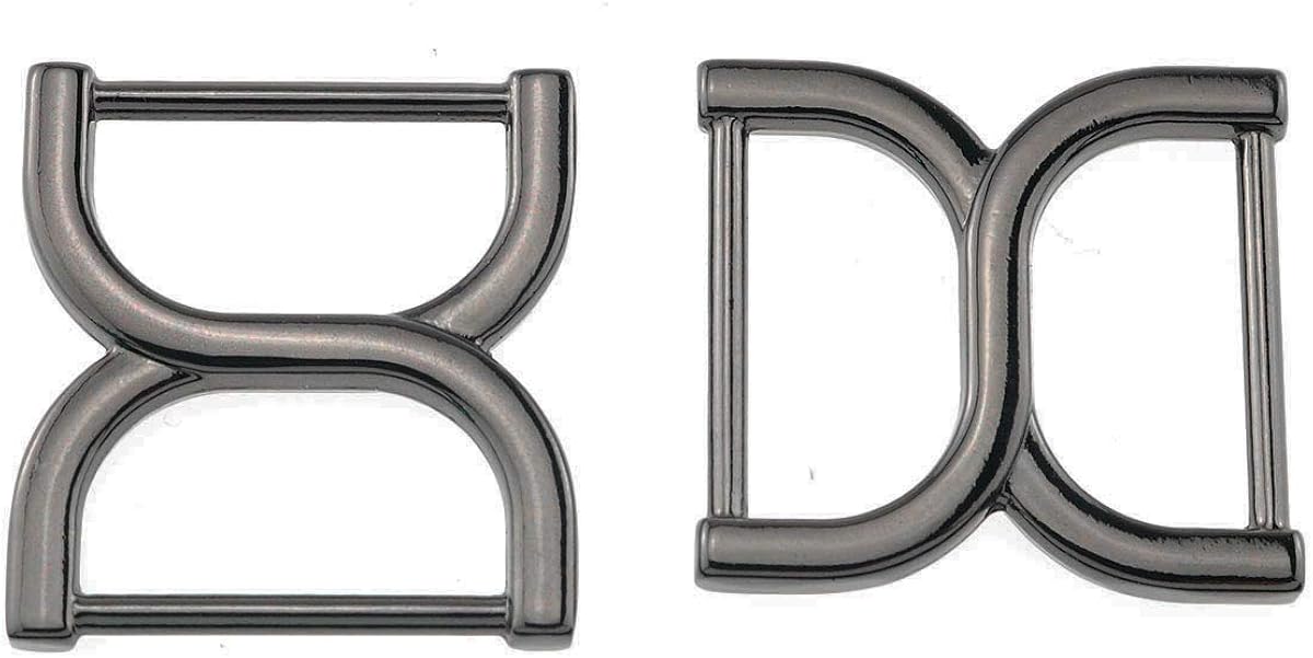Amazon.com: DTTRA 2 Pcs 1Inch Black Double D-Rings for Buckles Belt ...