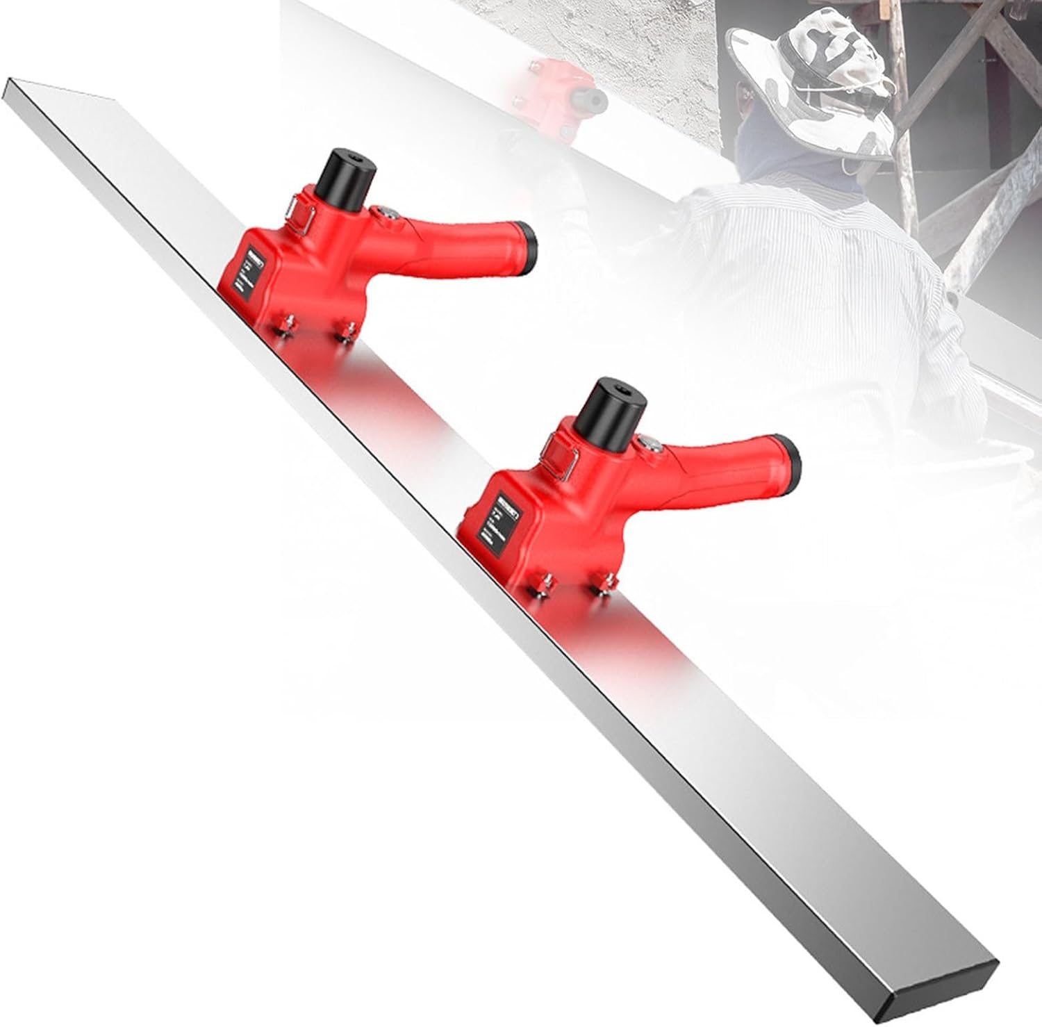 Electric Concrete Trowel, 12000r/min Battery Cement Vibrator with Dual ...