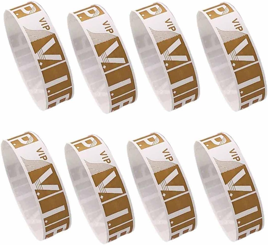 Amazon.com: 200Pcs Disposable Waterproof VIP Wristbands Concert Events ...