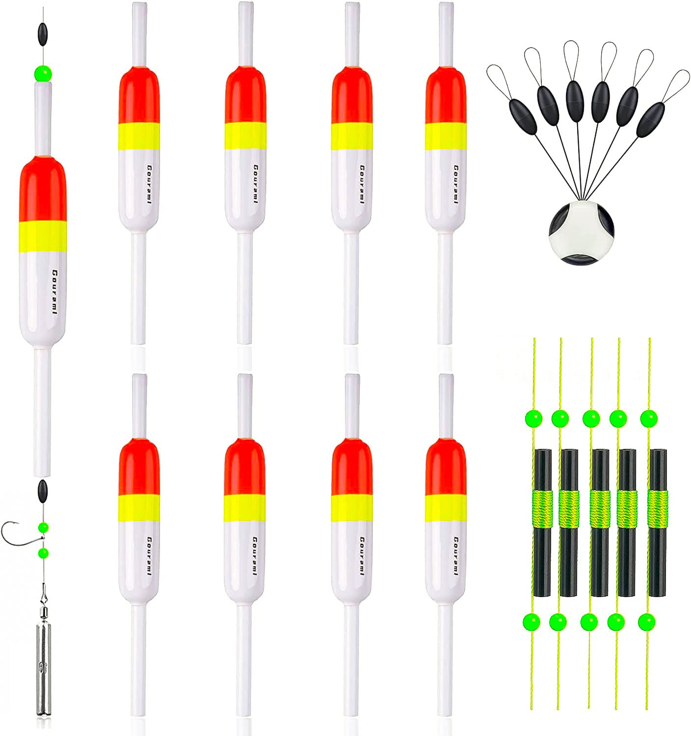 Snapklik.com : Gourami Slip Bobbers Kit,Slide Float