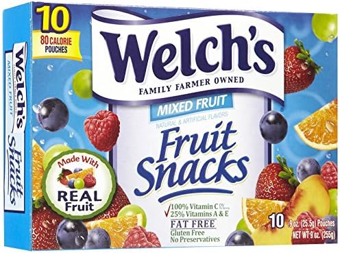 Amazon.com: Welch's Snacks de frutas - Frutas mixtas - 9 oz : Comida ...