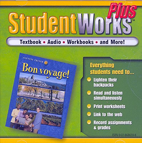 Amazon.com: Bon voyage! Level 3, StudentWorks Plus CD-ROM (GLENCOE ...
