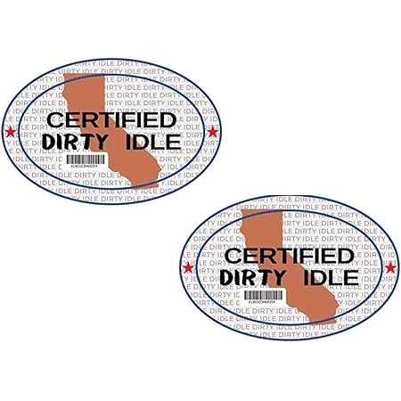Amazon.com - Certified Dirty Idle Sticker Decal for Diesel Trucks