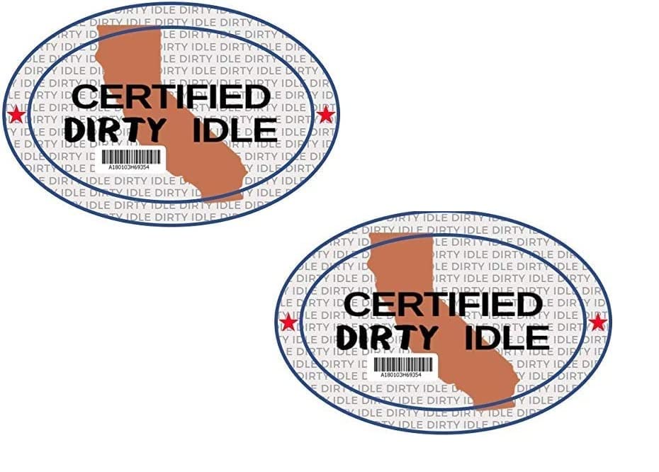 Amazon.com - Certified Dirty Idle Sticker Decal for Diesel Trucks