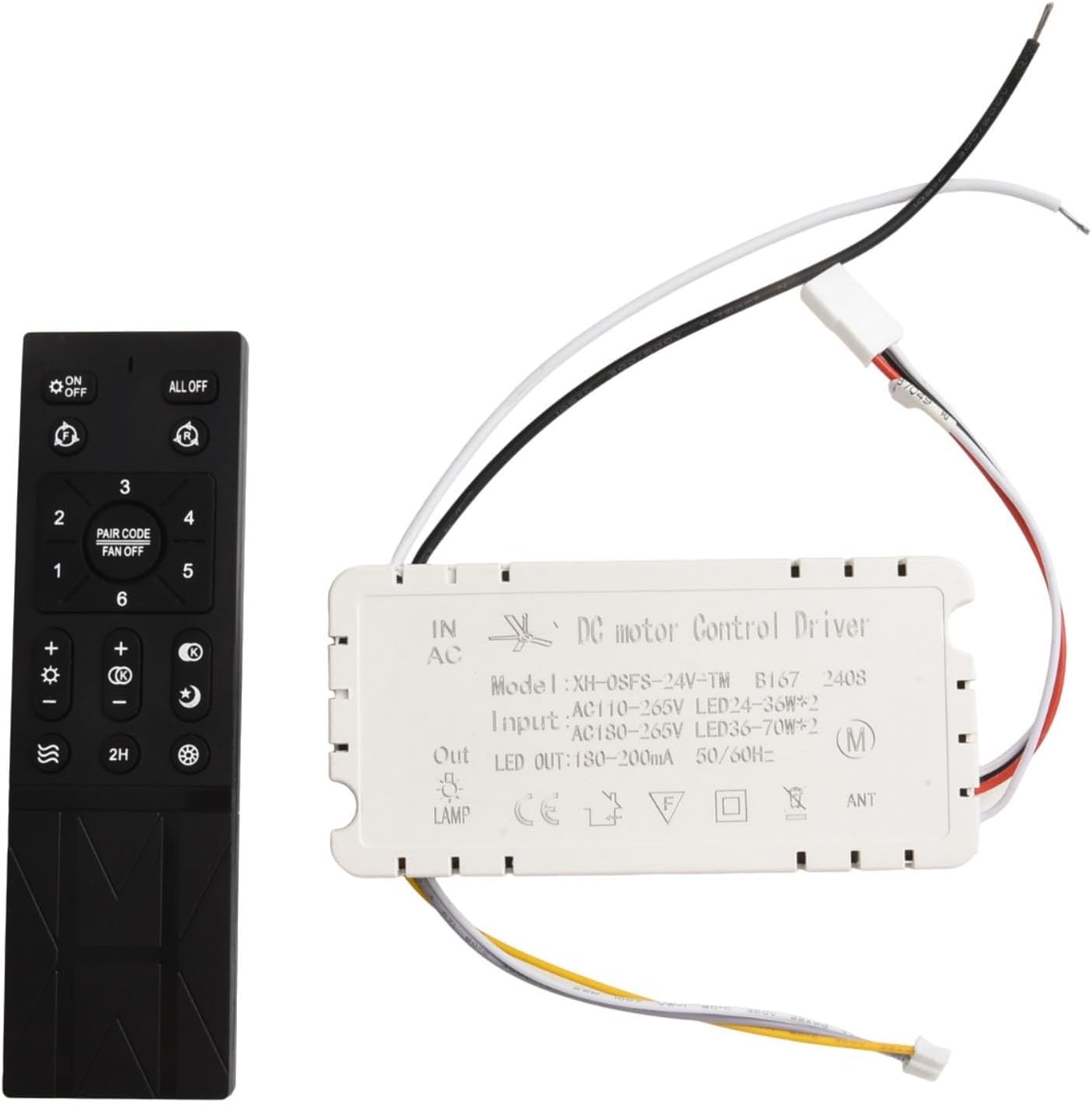 Oniissy Ceiling Fan Light Remote Control Kit, Ceiling Fan Light Remote ...