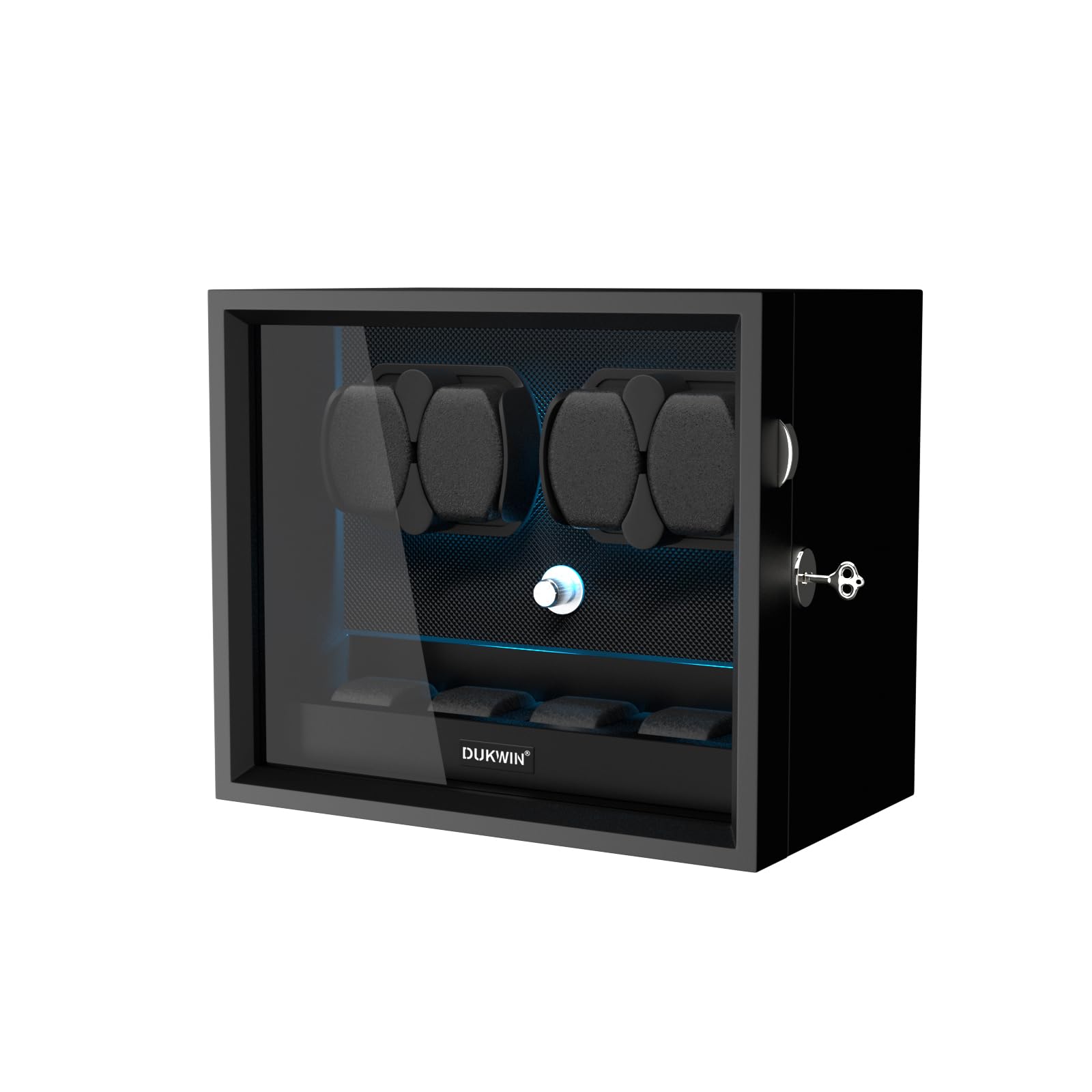 DUKWIN Watch Winder for 4/6/8/12 Automatic Watches, Lockable Automatic ...