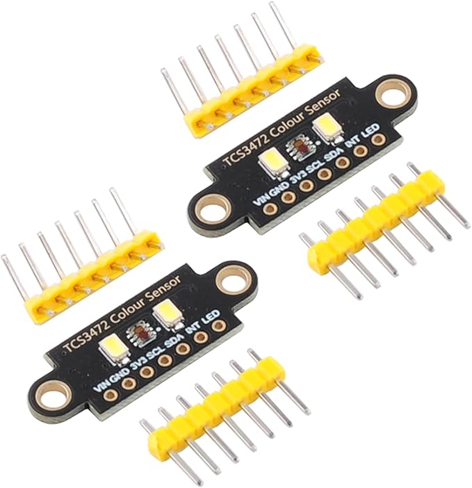 Amazon.com: Wishiot 2pcs TCS3472 RGB Light Color Sensor Recognition ...