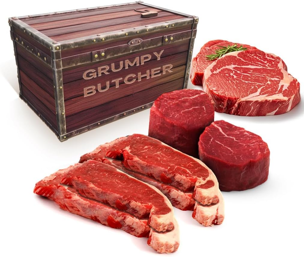 Amazon.com: Omaha Steaks Deluxe Gift Package (2 Bacon-Wrapped Filet ...