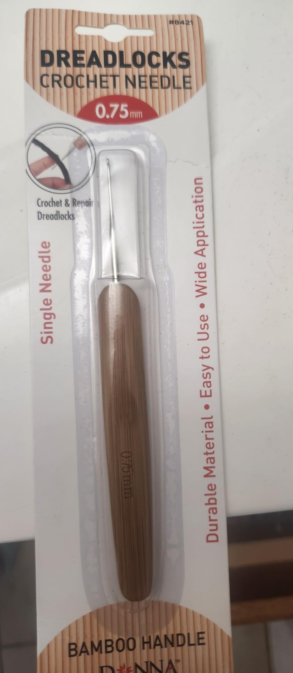 Amazon.com: DONNA DREADLOCKS CROCHET NEEDLE, Loc Needle for Dreads ...