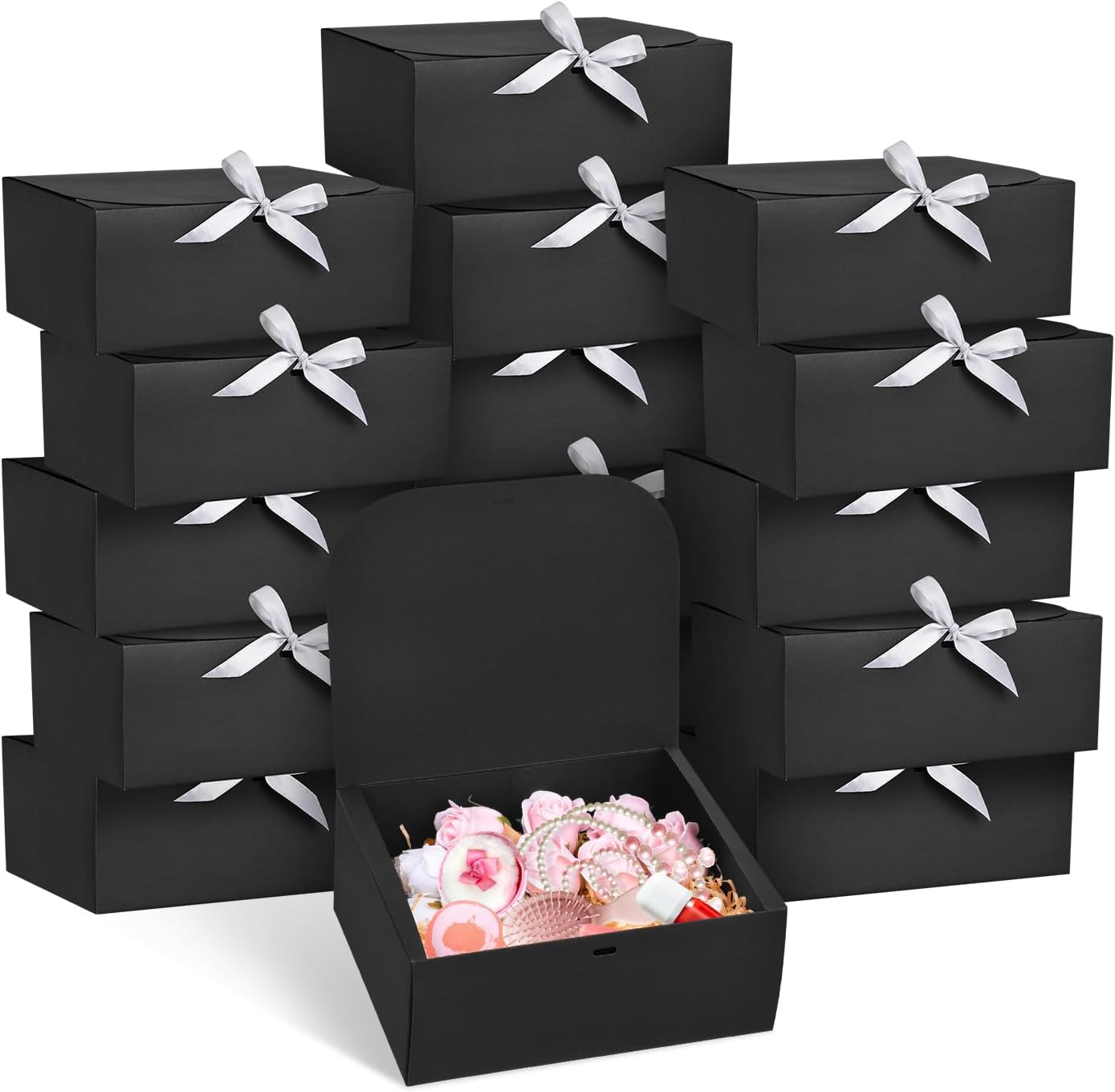 Amazon.com: WLUSEAXI 15Pack Gift Boxes with Lids for Presents, 10x8x4 ...