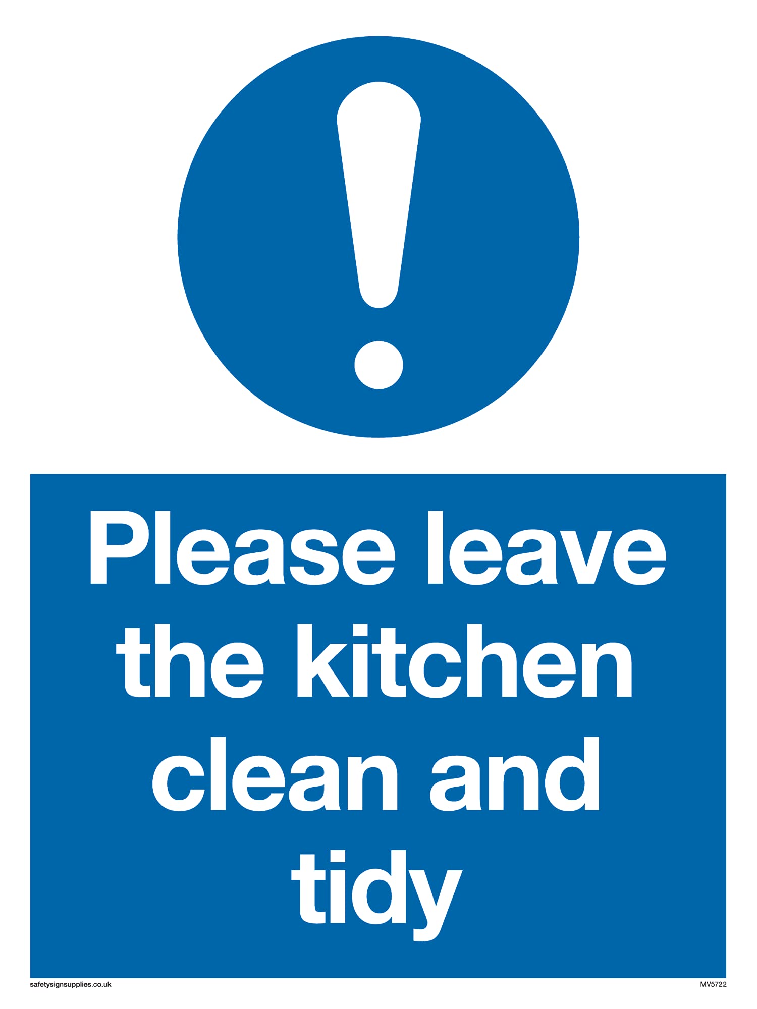 Clean Kitchen Sign Please Clean Up After Yourself, Printable Cleaning