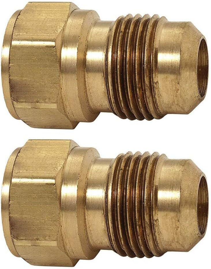 Amazon.com: HASME 80992 5/16 Inch Flare x 1/8 Inch FIP Brass Adapter ...