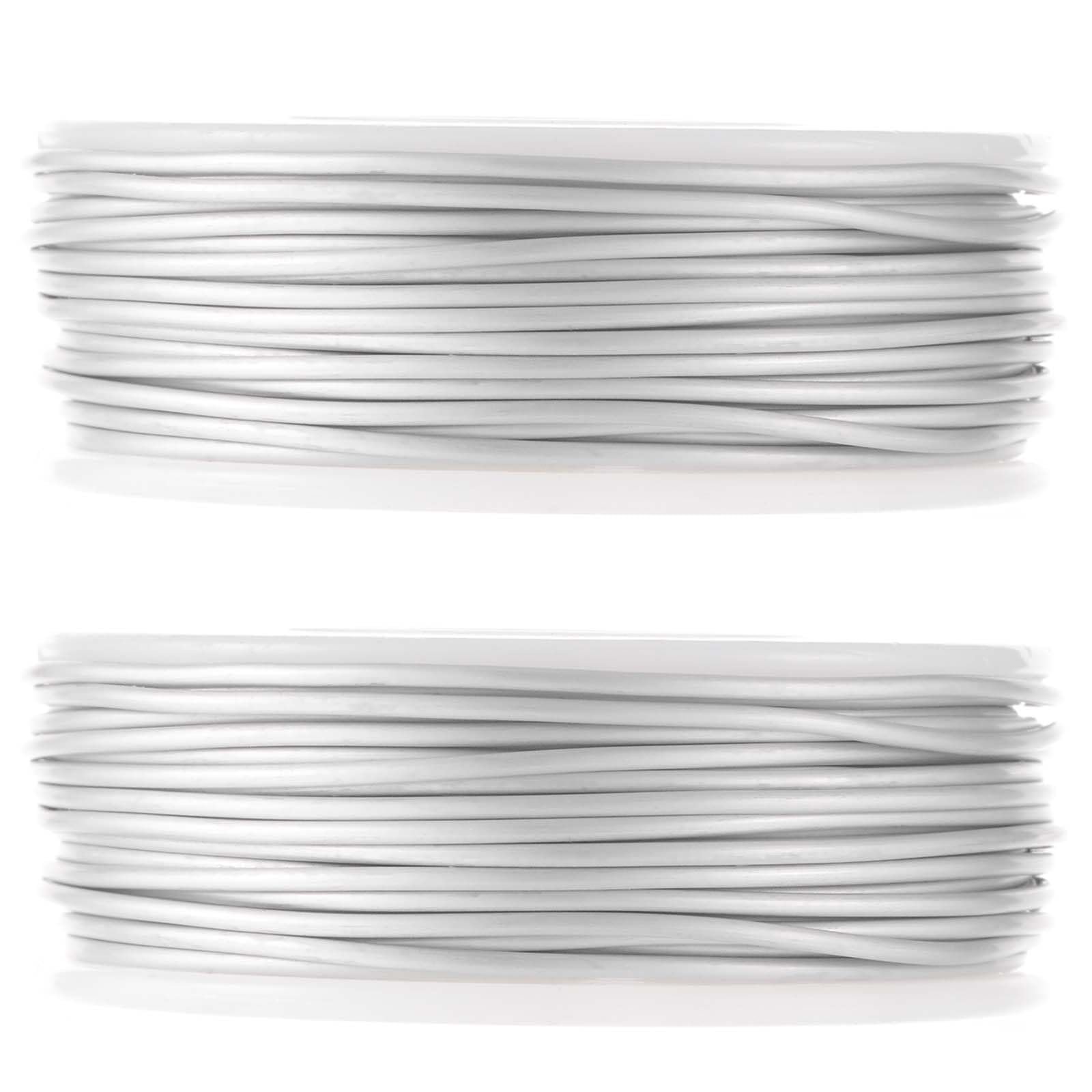 Amazon.com: SUNNYCLUE 32m/105Feet Aluminum Craft Wire 1.2mm Metal ...