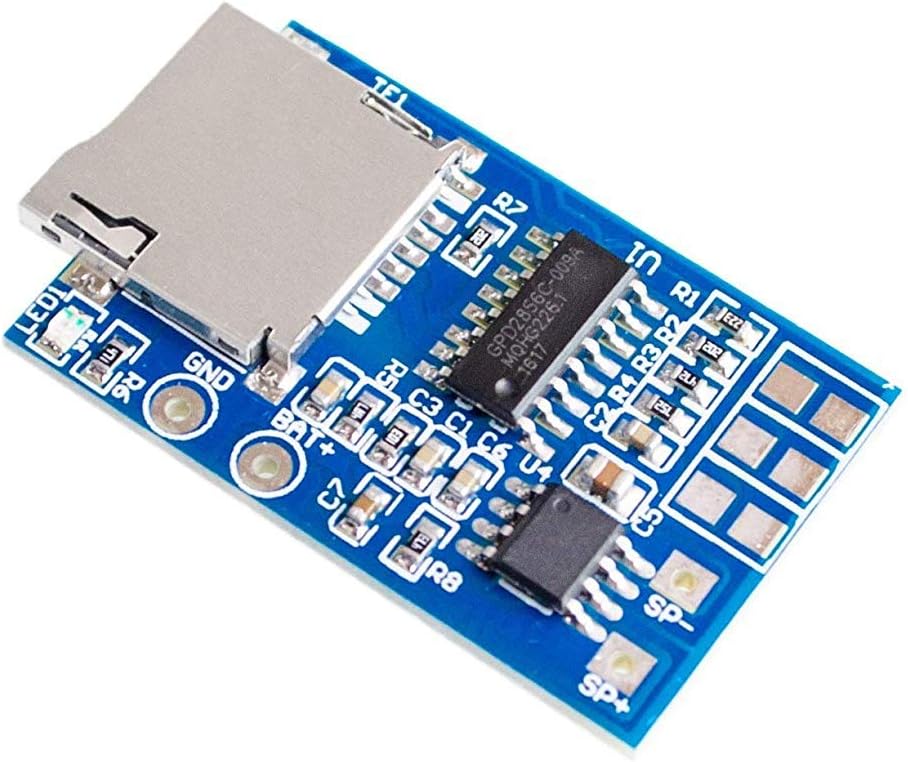 Amazon.com: ARCELI TF Card MP3 Decoder Board 2W Amplifier Module for ...