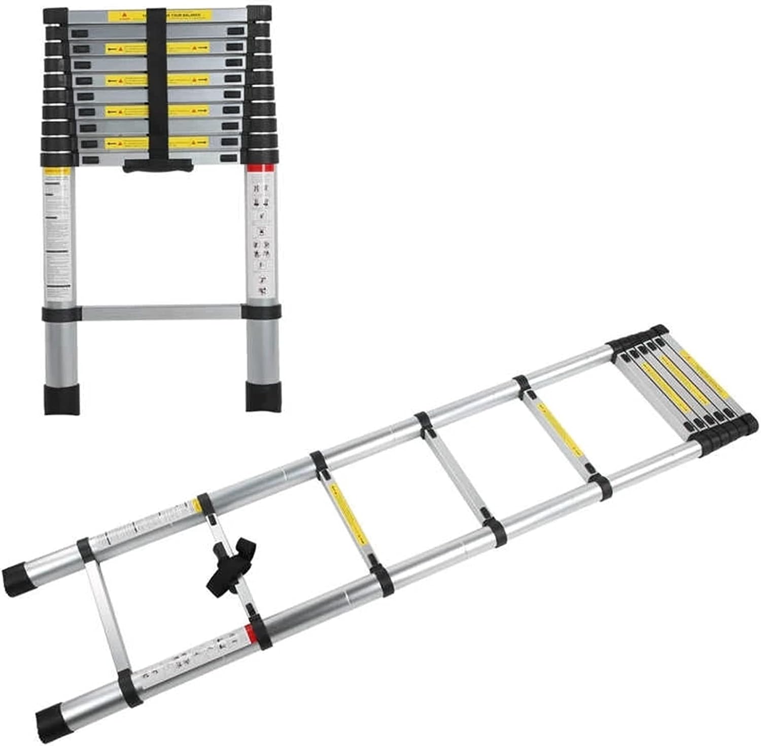 Telescoping Extension Ladder 8m / 7m / 6m / 5m / 4m / 3m / 2m Tall ...