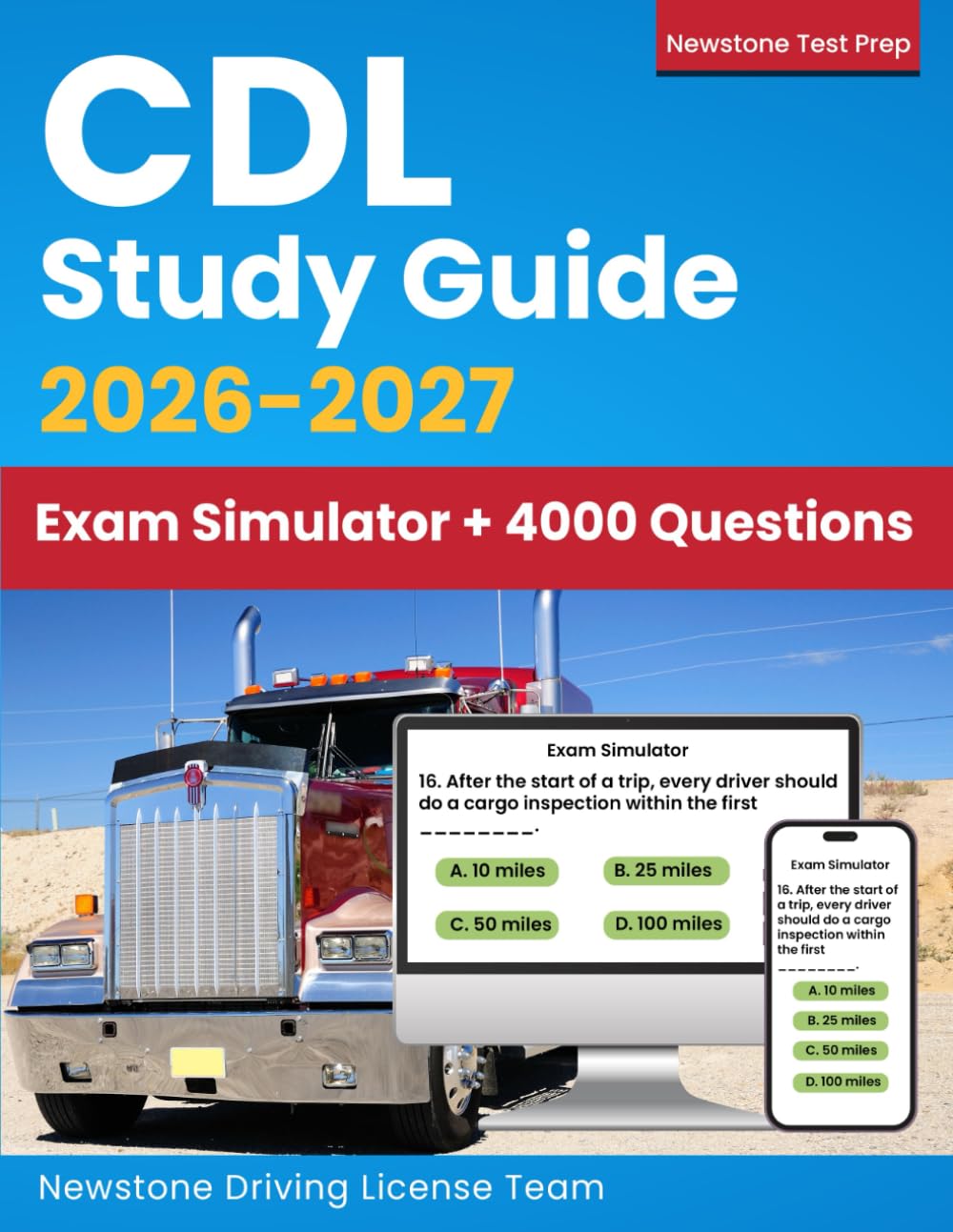 CDL Study Guide: Complete Review + Real DMV-Style Questions and ...