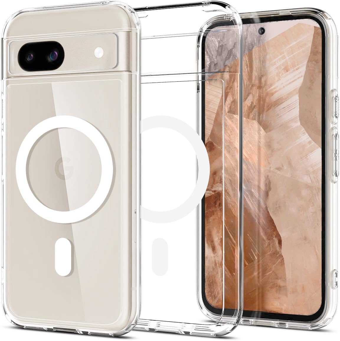 Amazon.com: T Tersely for Google Pixel 8a (2024) Crystal Clear Case ...