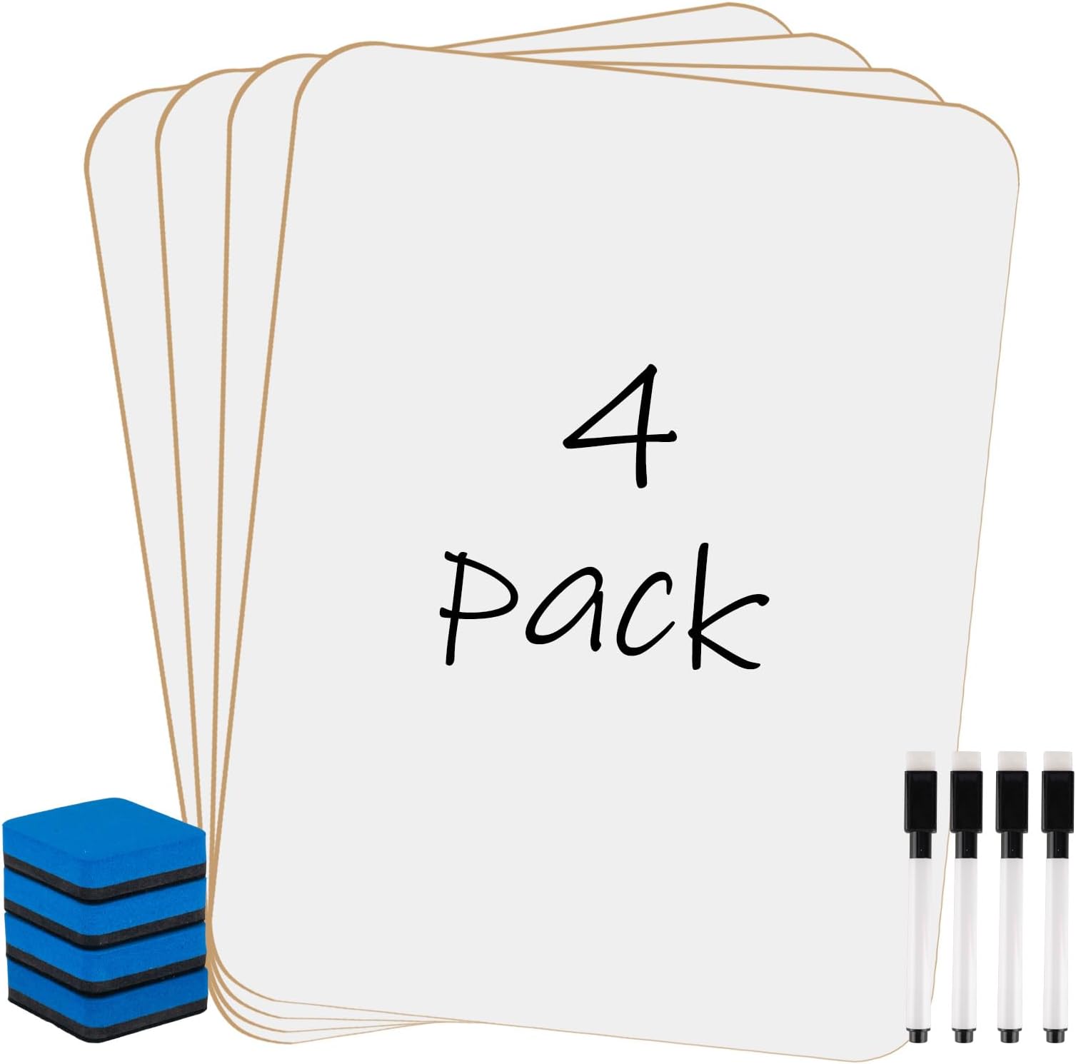 3 Pack A3 Dry Erase White Boards - 16.5"X11.8" Double-Sided Mini ...