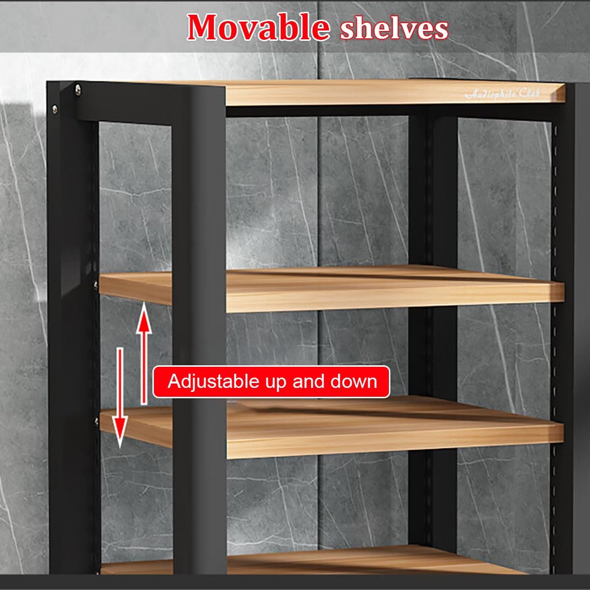 Snapklik.com : 2/3/4/5 Tier Audio Cabinet Record Player Stand Audio ...