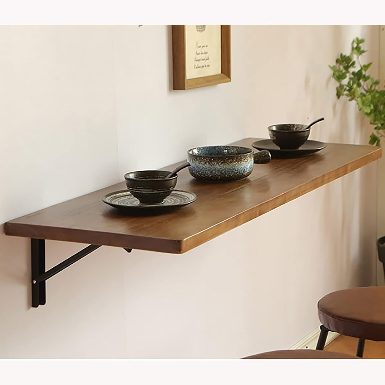 Amazon.com: Wall Mounted Folding Table,laundry Table,fold Down Desk ...