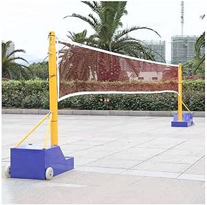 Amazon.com: 3 in 1 Volleyball Poles with Net, Volleyball/Badminton ...