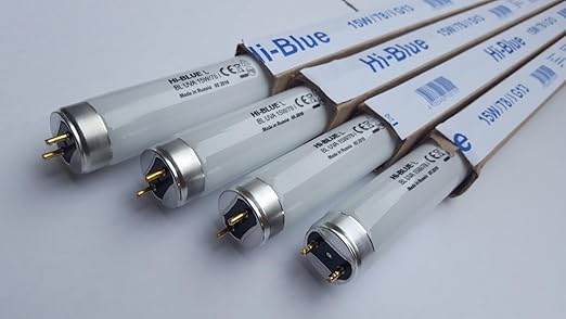 4x HI-BLUE Replacement 15w T8 UV Tubes For Insect Bug Fly Traps Zappers ...
