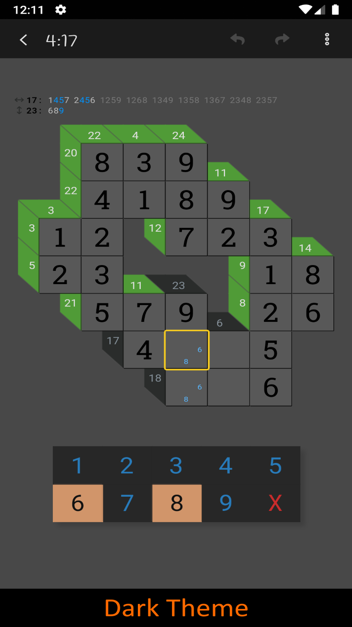 Kakuro Game - Cross Sums - App on Amazon Appstore