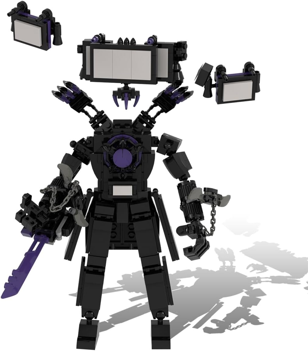 Serie de figuras de inodoro Skibid, TV Man/TV Titan/Speaker Man/Speaker ...