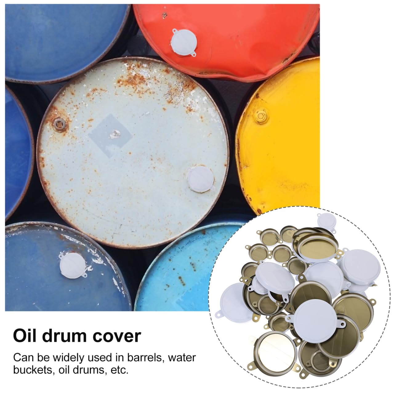Snapklik.com : Oil Drum Seal Caps Bung Plugs For 55 Gallon Barrels ...