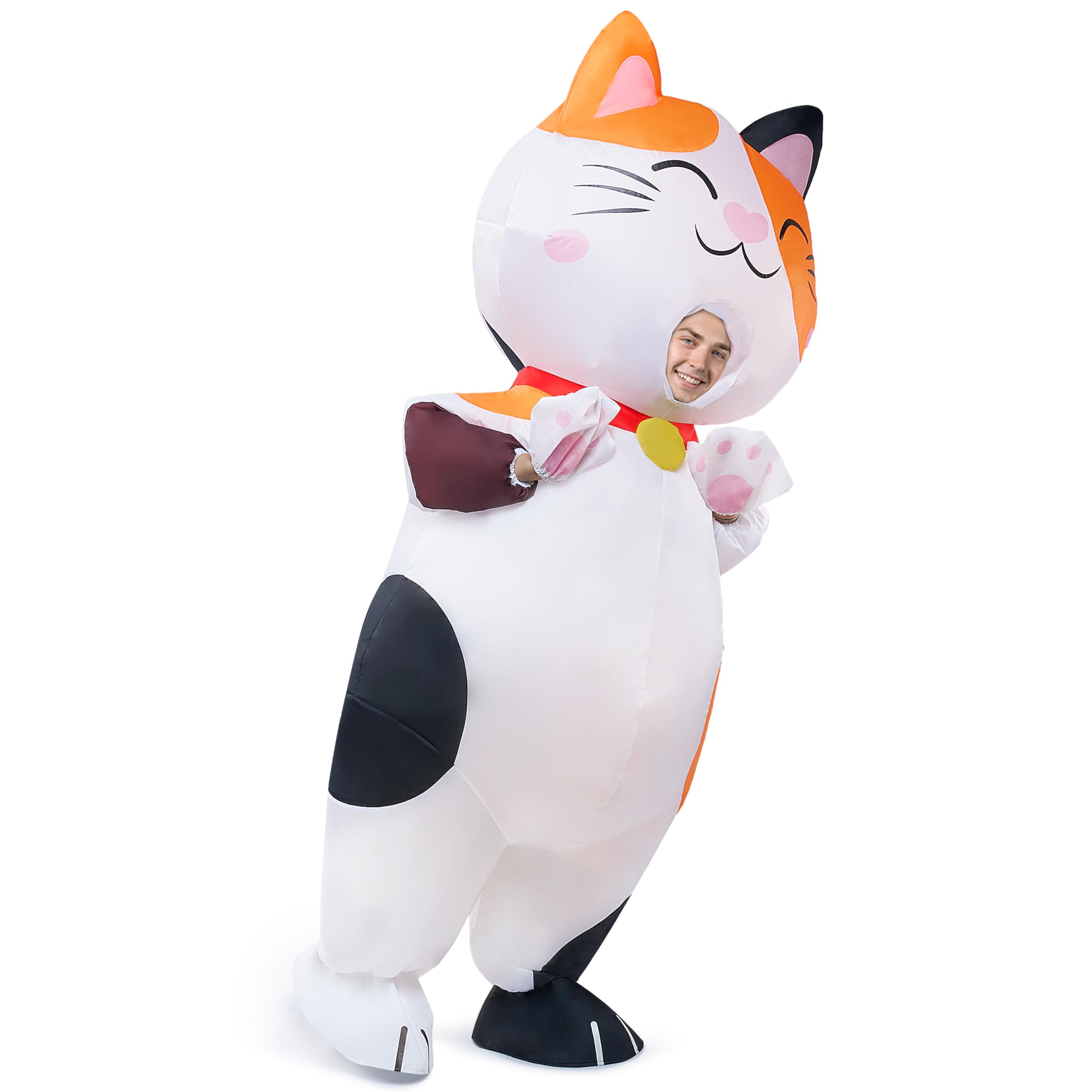 Spooktacular Creations Adult Inflatable Costume Full Body Calico Air ...