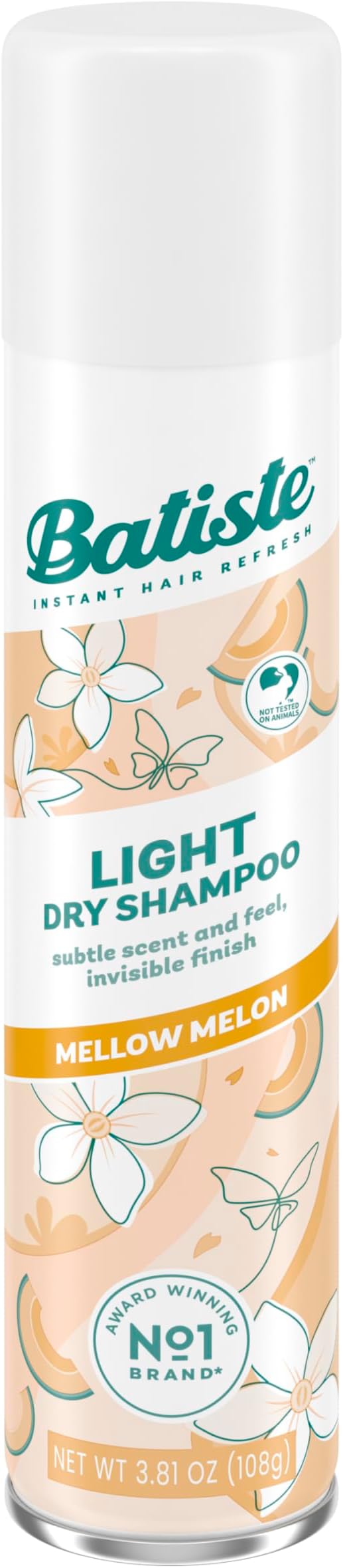 Amazon.com: Batiste Light Dry Shampoo, Mellow Melon, Invisible Finish ...