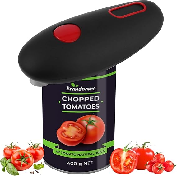 Electric Can Opener No Sharp Edge Handheld Can Opener Safe One Touch ...