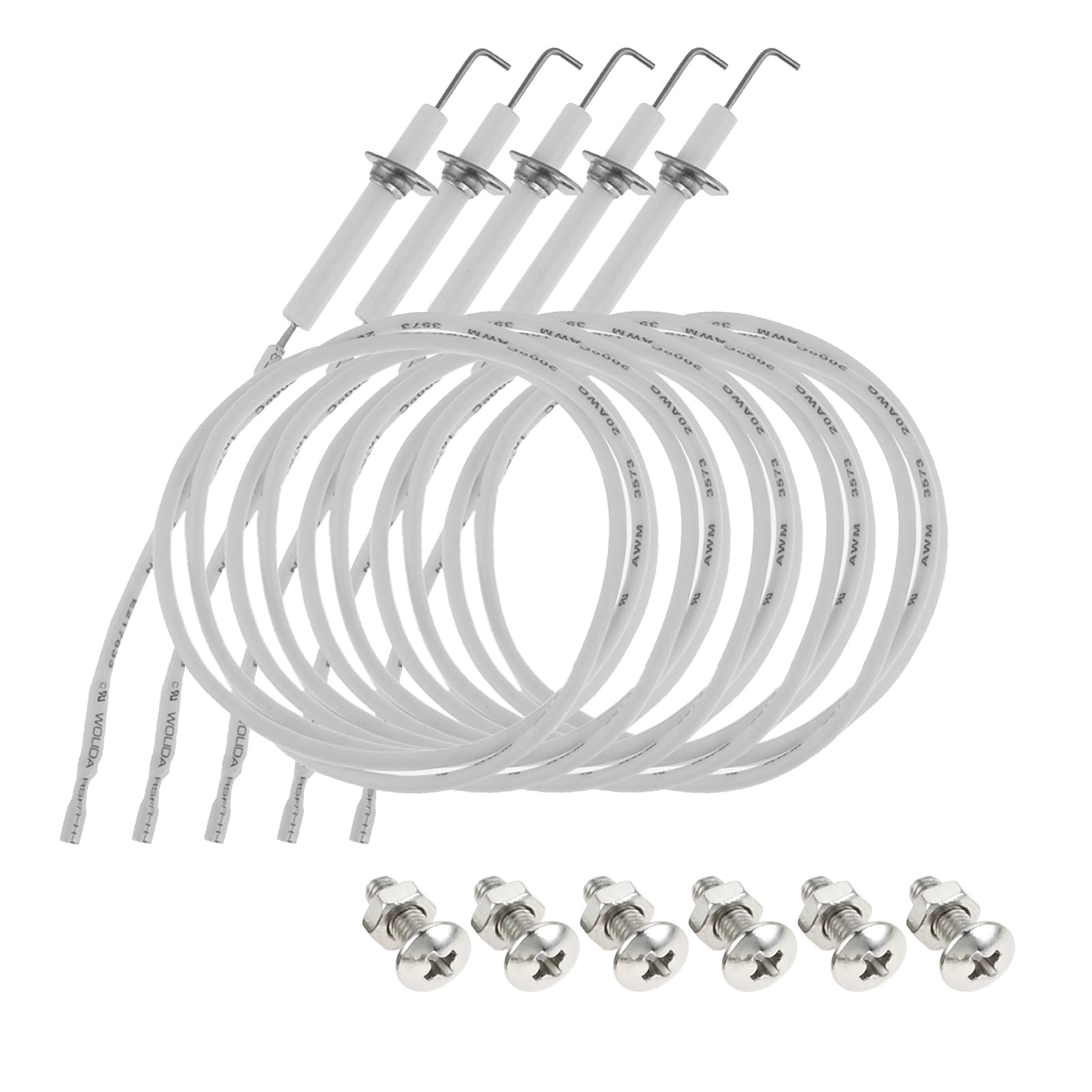 Amazon.com : Yetaha 5PCS Grill igniter Wire Kit & Ceramic Electrode ...