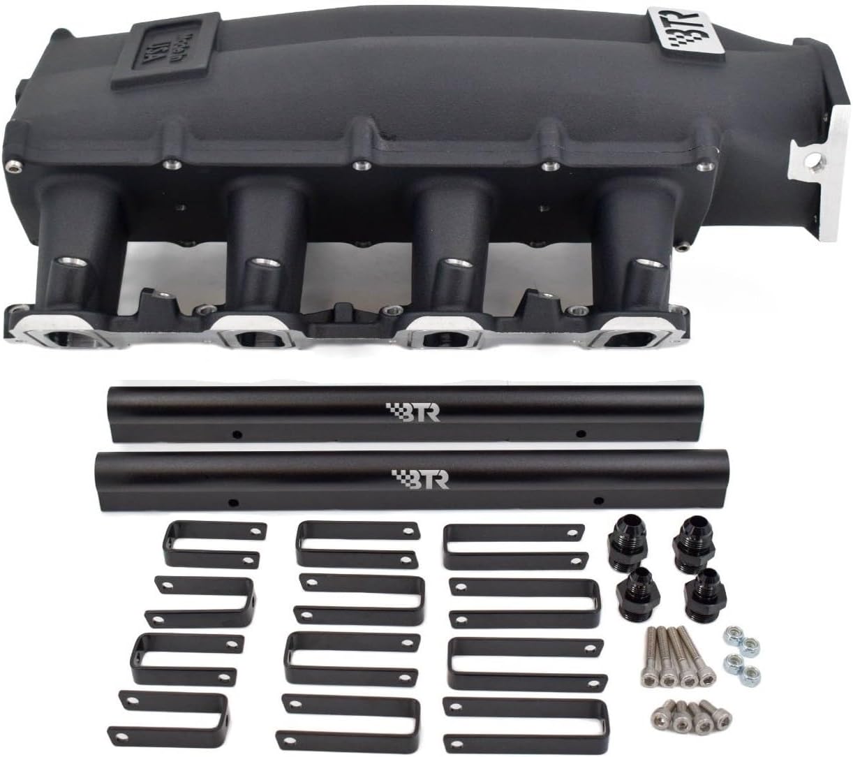 Amazon.com: BTR Trinity Cathedral Port LS1 Intake Manifold w/Fuel Rails ...