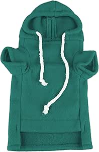 Ferret Clothes, Cat Vest Turtleneck Sweater with Hat Ferret Pullover ...
