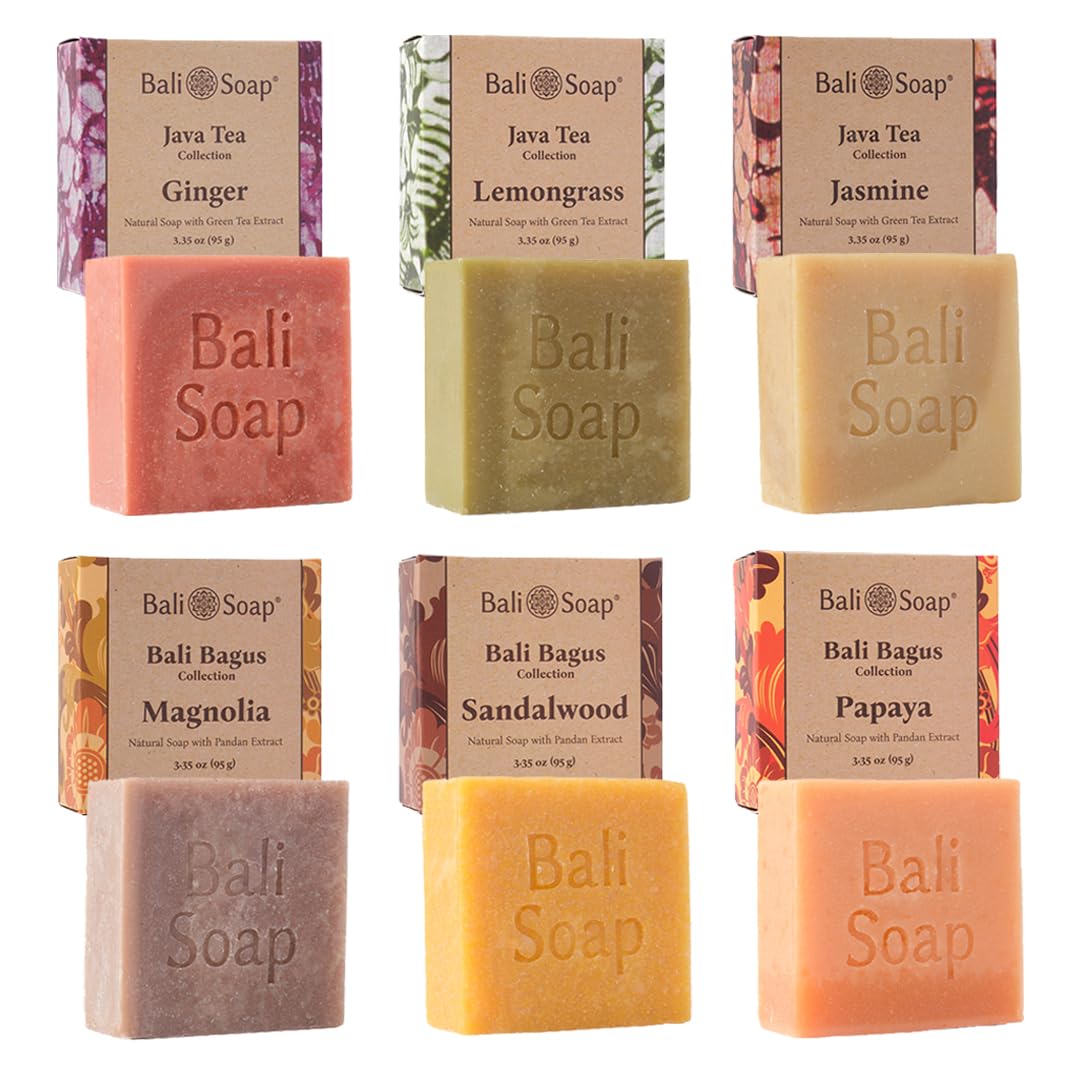 Amazon.com : Bali Soap - Batik Gift Set - Handmade Moisturizing Natural ...
