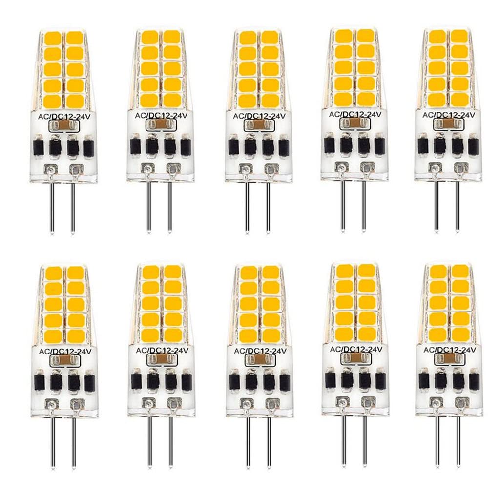 Best to Buy (10-Pack) Dimmable 5-Watt T4 G4 LED Bulb 12-24V AC/DC ...
