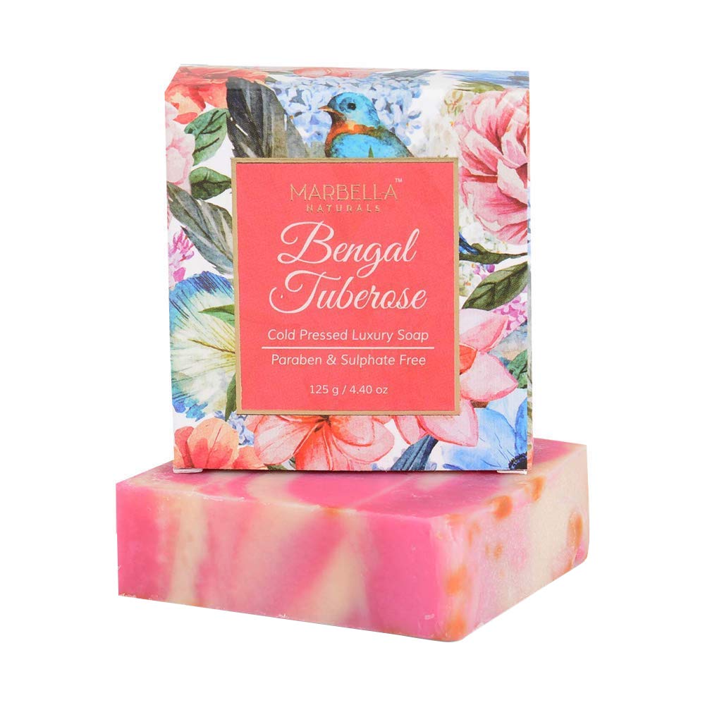 Buy Marbella Naturals Luxury Bengal Tuberose Cold Pressed Soap ...