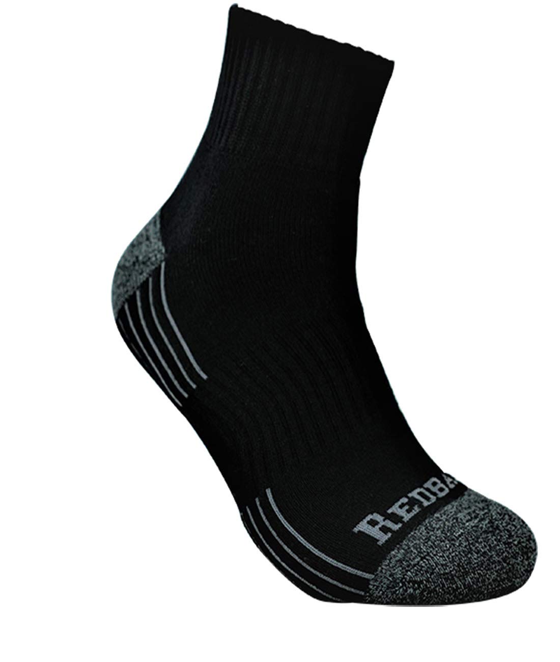 Amazon.com: 6 Pack Redback Boots Everyday Bamboo Quarter Ankle Sock ...