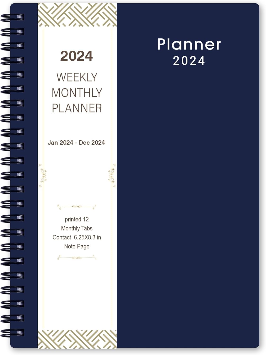 Amazon.com : 2024 Planner - Planner 2024 with Weekly & Monthly Spreads ...