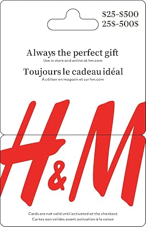 H&M Gift Card : Amazon.ca: Gift Cards