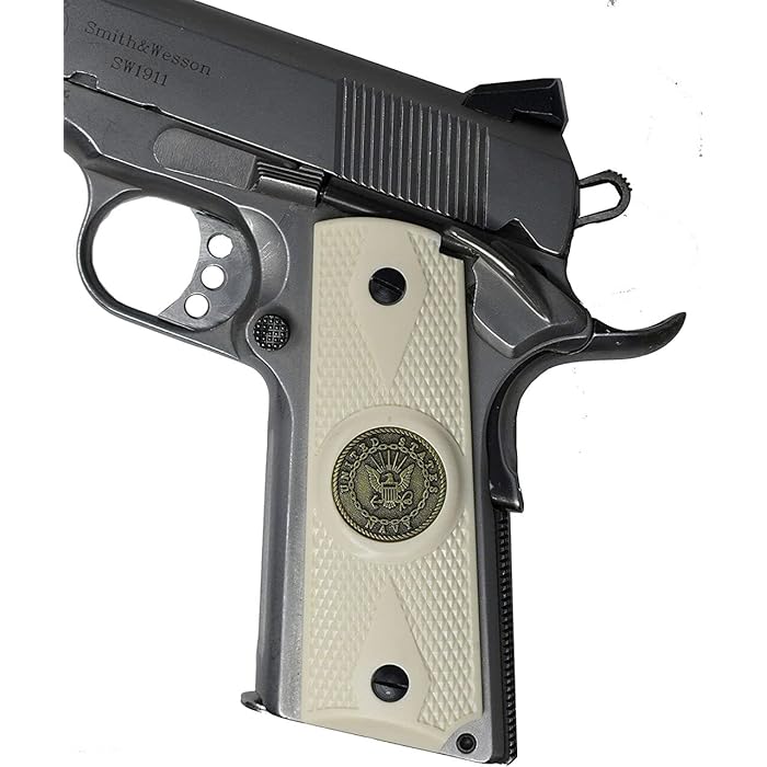 Buy Garrison Grip 1911 Colt Full Size and Clones with US Navy Pewter ...