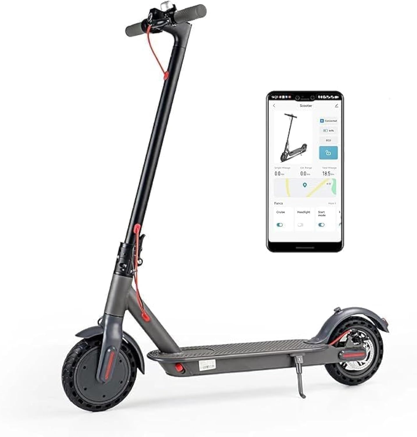Hiboy MAX Pro Electric Scooter, 46.6 Mi Long Range, 22 MPH Power by ...