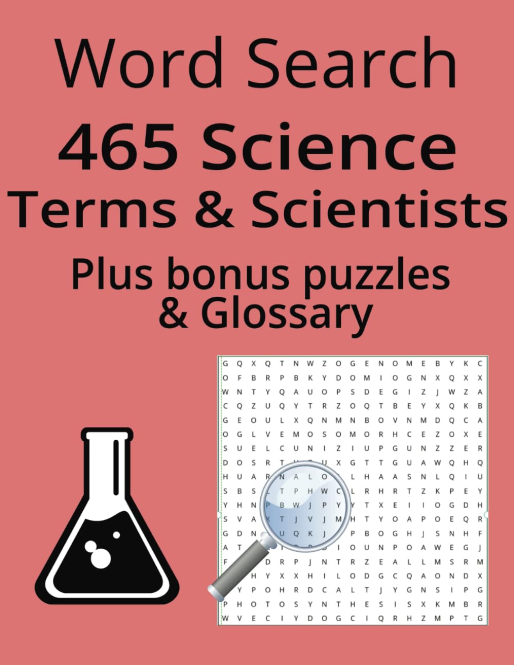 Word Search: 465 Science Terms & Scientists Plus: Loza, Jerry ...