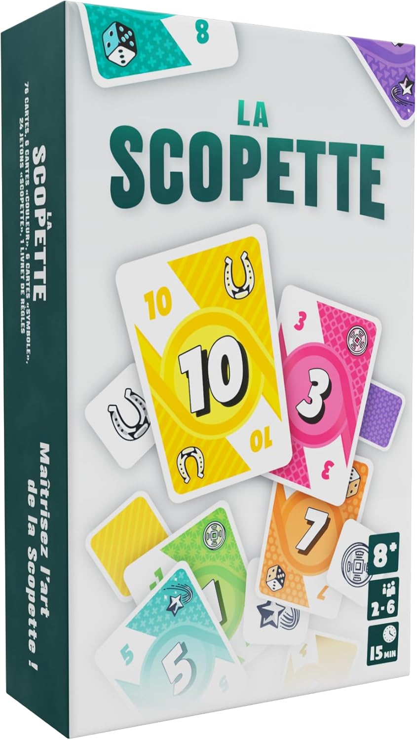 LA SCOPETTE - Jeu de Société, Jeux de Carte Rapide et Stratégique ...