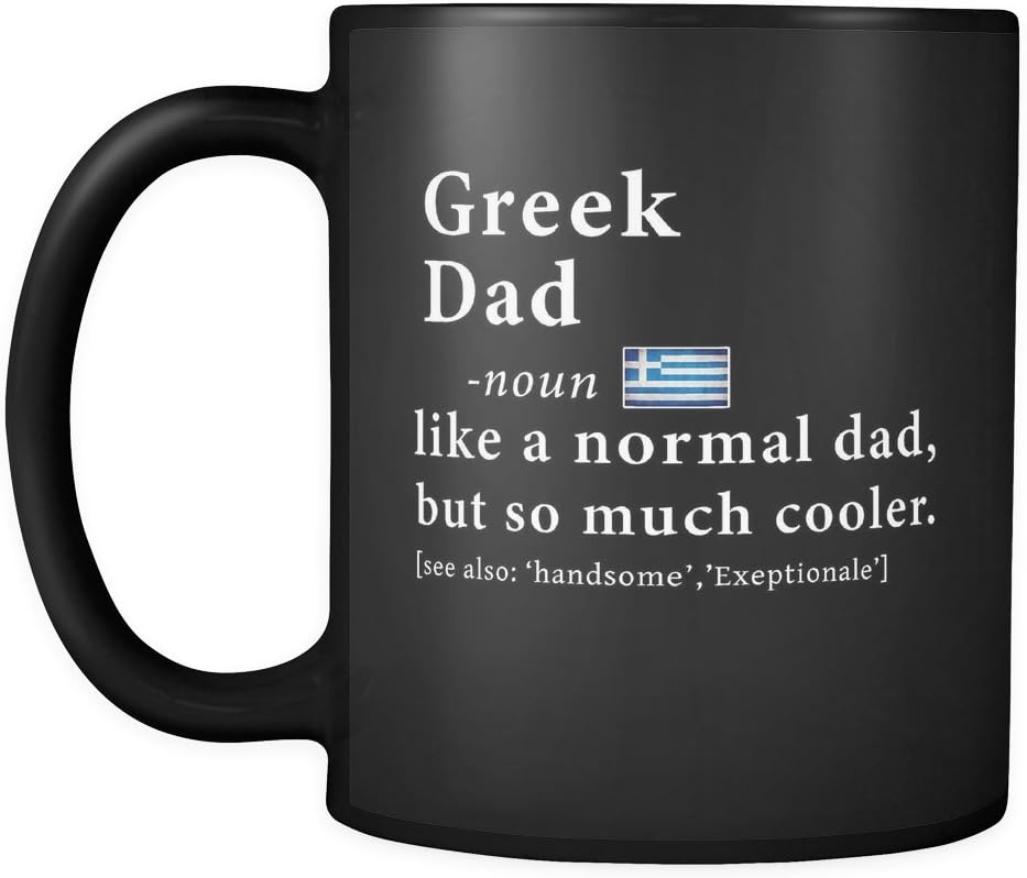 Amazon.com: Greek Dad Definition Fathers Day Gift Flag - Greek Pride ...