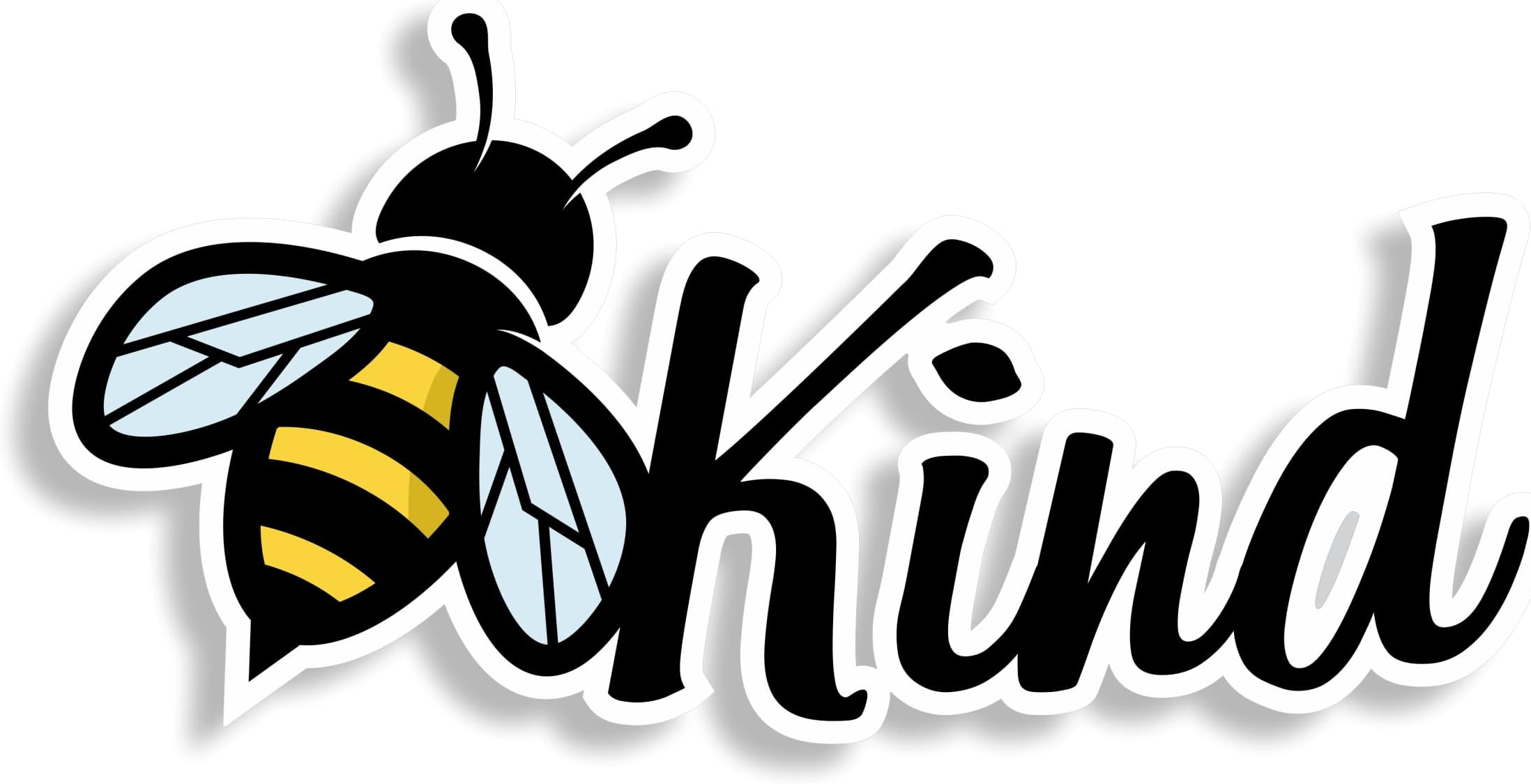 Amazon.com - Offbeat Stickers 3” Honey Bee Sticker Cute Bee Safe Kind ...