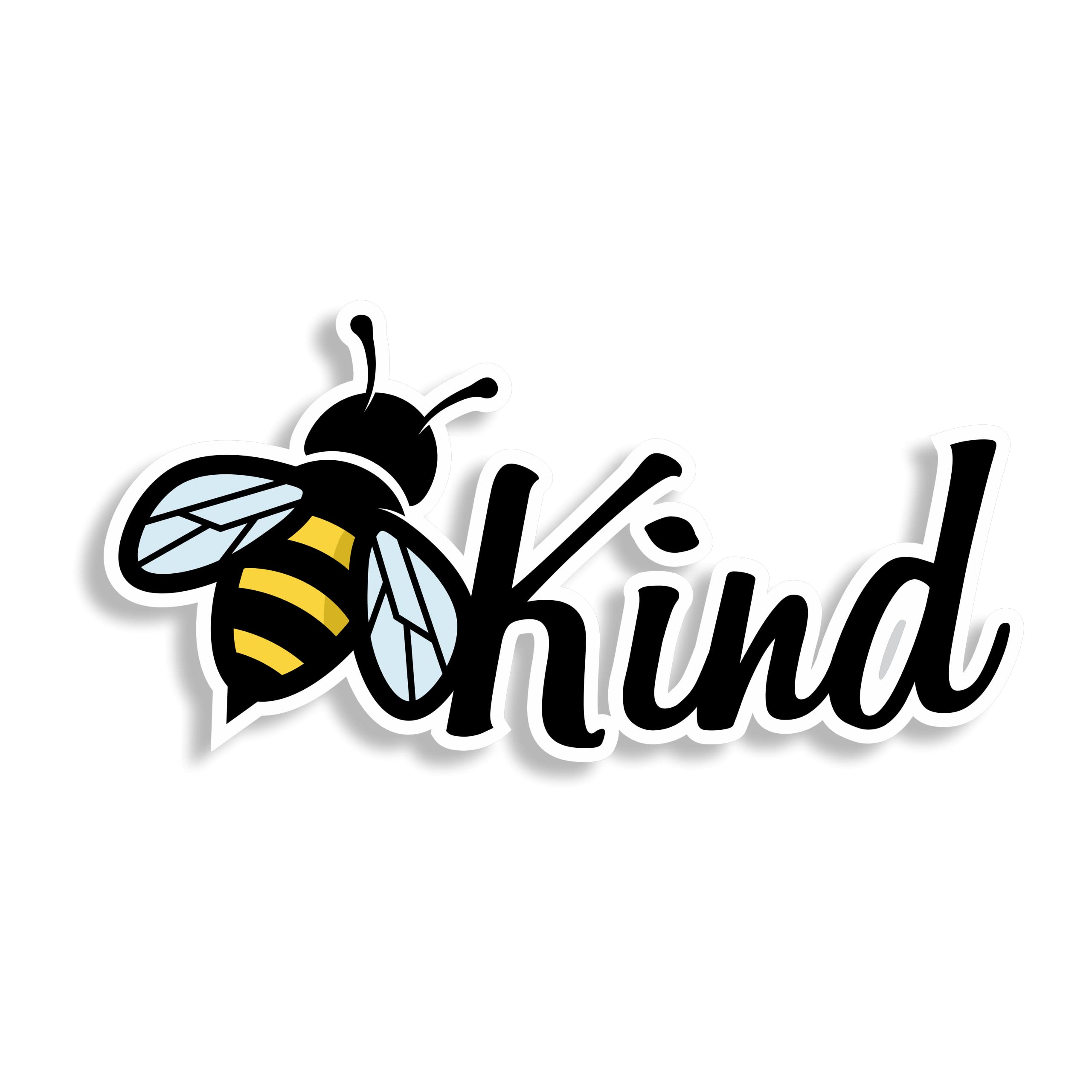 Amazon.com - Be Kind Sticker, Positive Bumper Stickers, Cute Bee Decal ...
