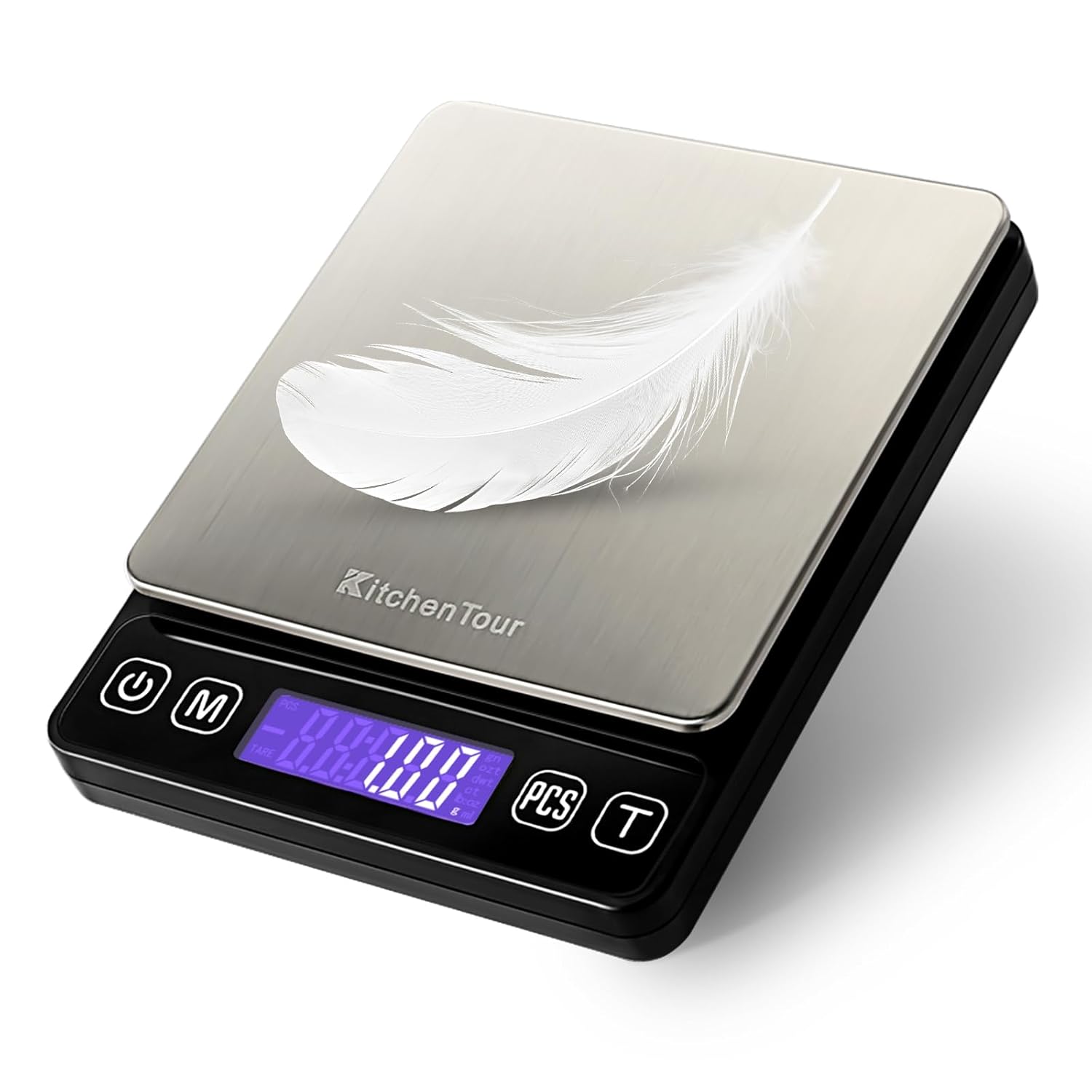 KitchenTour Digital Kitchen Scale - 500g/0.01g High Accuracy Precision ...